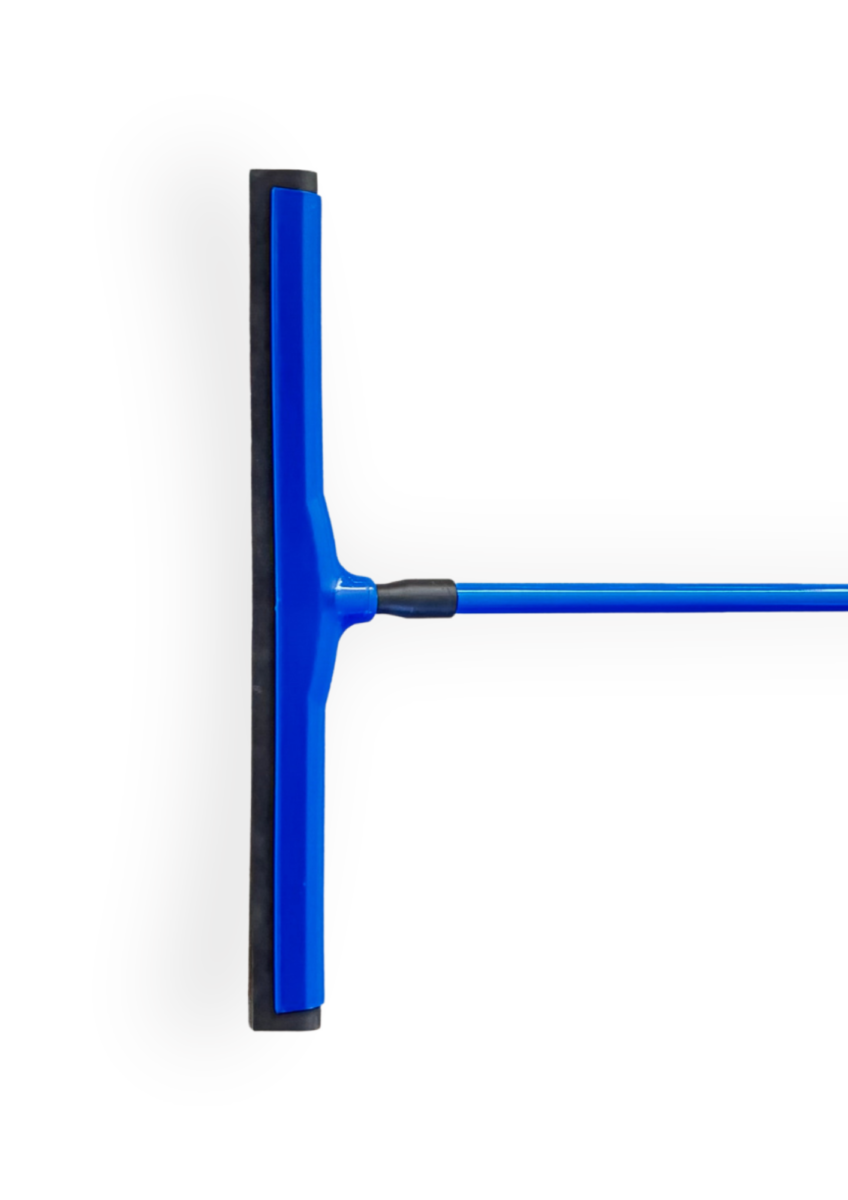 JALADOR DE AGUA DOBLE GOMA EBA C/ MANGO DE ALUMINIO ESTRIADO Y BASE DE ...